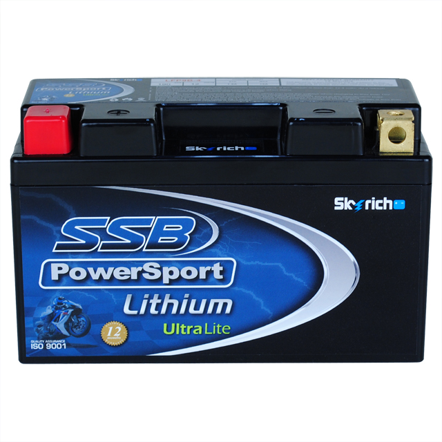 LFP9B-4 SSB Lithium Ultralite Motorcycle Battery - Superstart Batteries