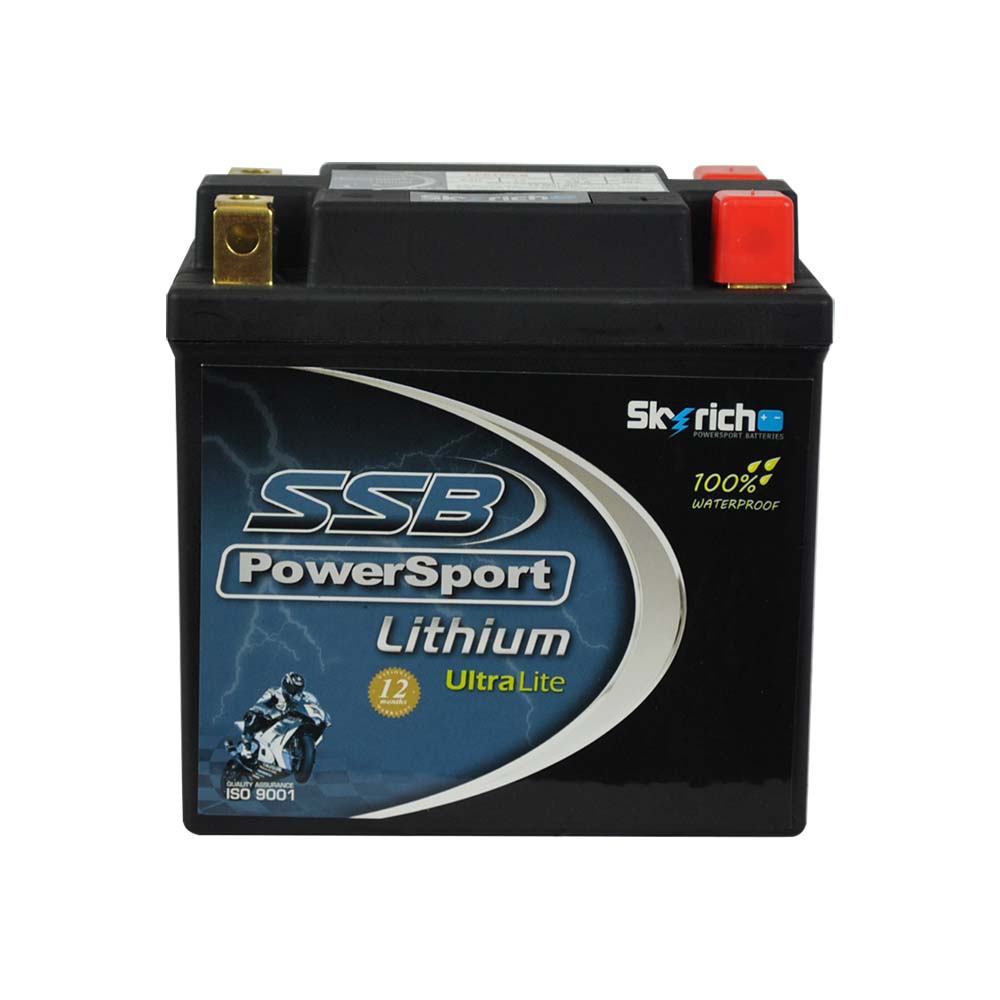 LFP9Q-B SSB Lithium Ultralite Motorcycle Battery - Superstart Batteries